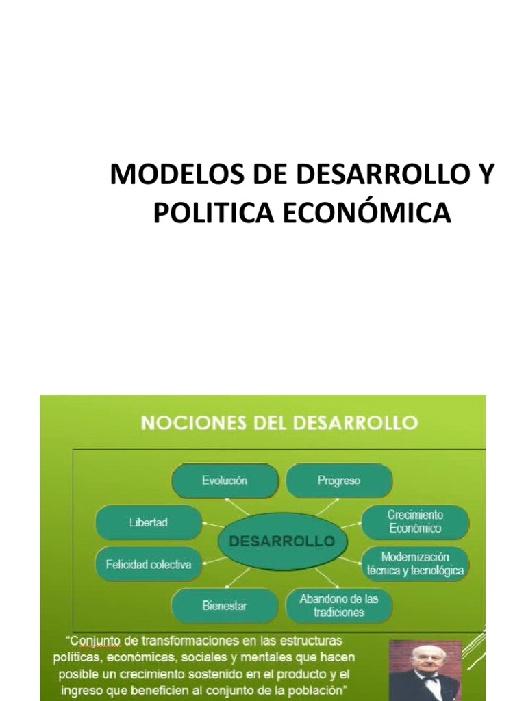 Modelos de Desarrollo y Politica Economica | PDF | Desarrollo ...