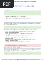 ICAO Flight Plan Form Overview | PDF | Instrument Flight Rules | Radio