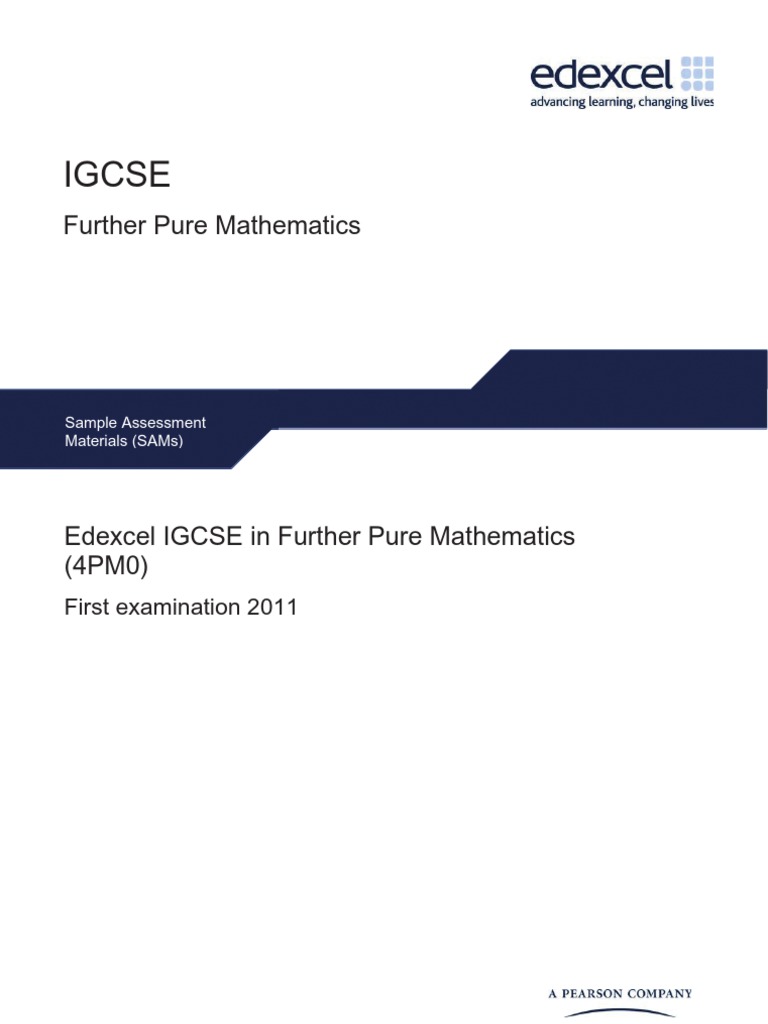 Igcse: Further Pure Mathematics | PDF