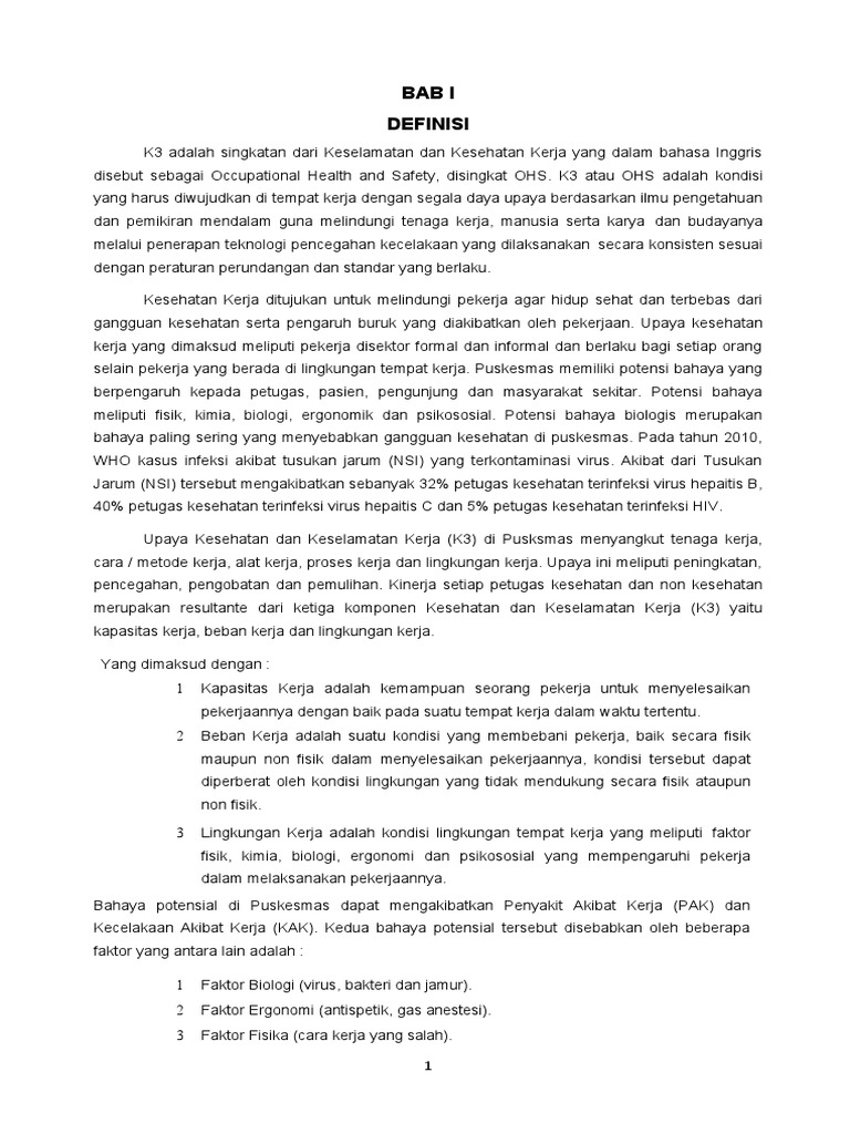 Panduan K3 | PDF | Kesehatan Holistik | Sains & Matematika