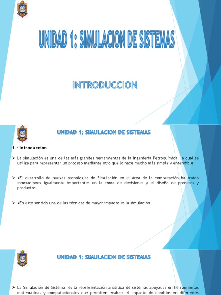 1.1. - Introduccion A La Simulacion de Sistemas | PDF | Simulación | Diseño