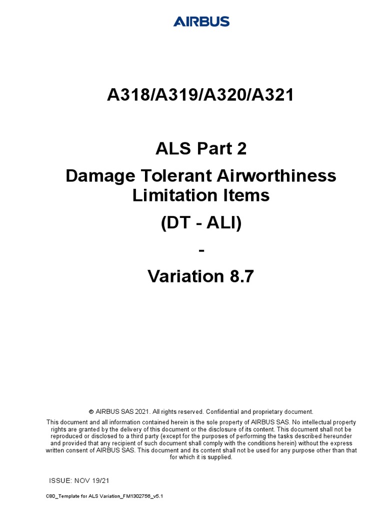 A320 ALS Part 2 Var 8.7 19 Nov 2021 | PDF | Aviation | Aircraft