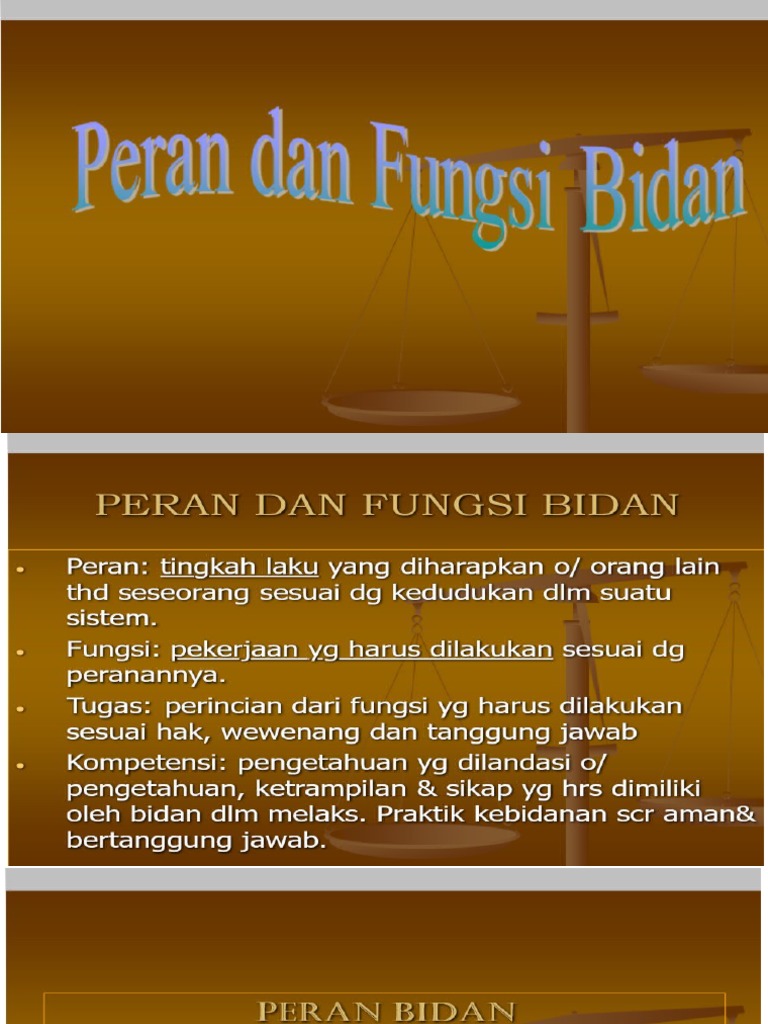 Fungsi Dan Peran Bidan PTM 3 | PDF