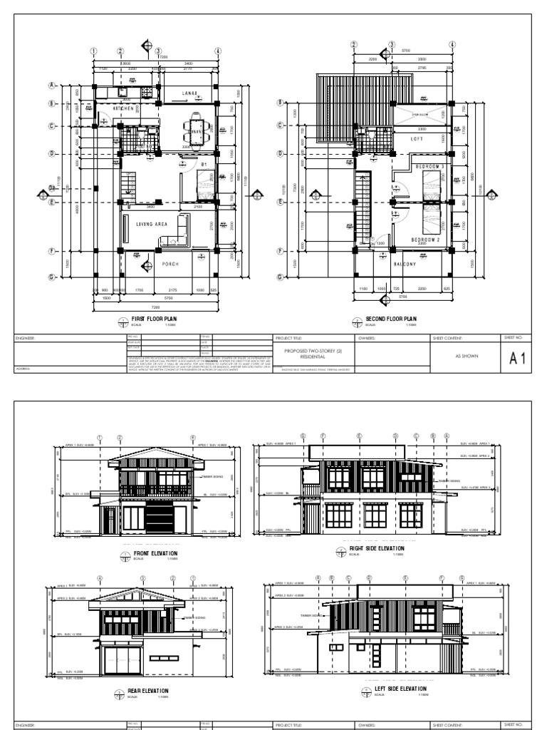 Two Storey House | PDF | Tourist Attractions | Houses