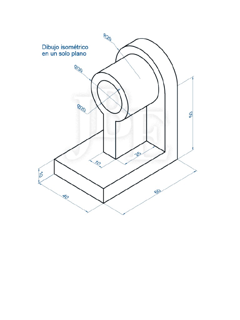 Ejercicios Isometricos en Autocad | PDF