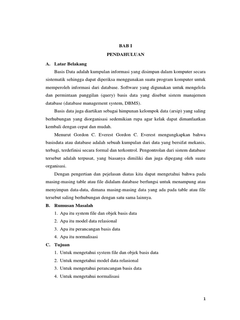 Pengantar Basis Data dan DBMS | PDF