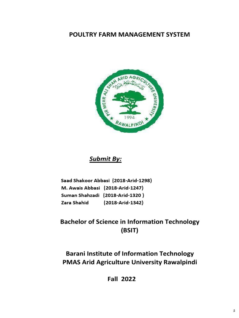 Poultry Farm Management System Report | PDF | Chicken | Enterprise ...