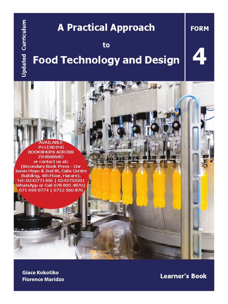 Food Technology and Design: A Practical Approach | PDF | Human ...