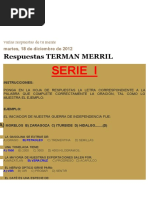 Respuestas TERMAN MERRIL | PDF | Arte