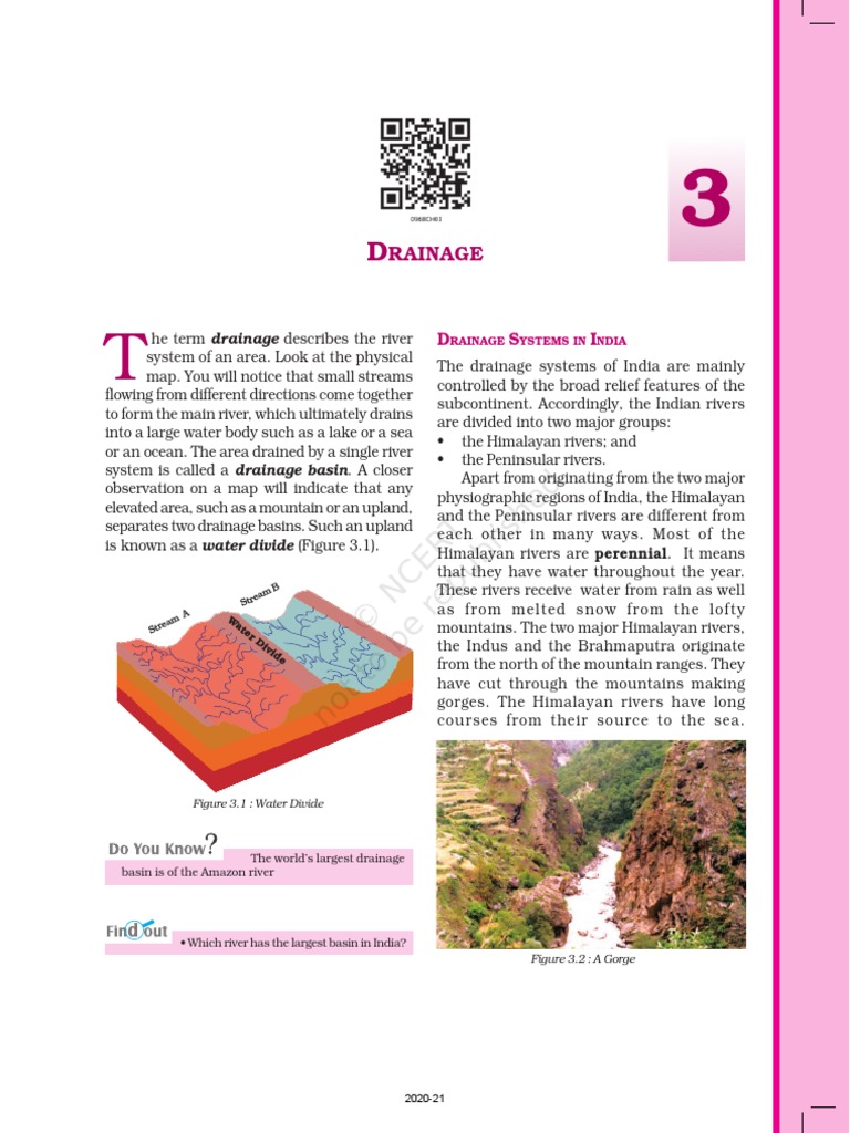 Overview of India's Drainage Systems | PDF | Indus River | River