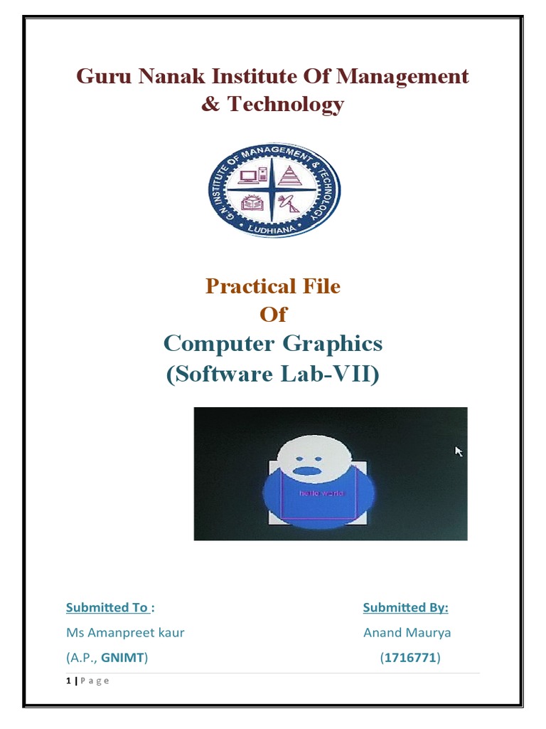 Computer Graphics Practical Guide | PDF | Graphics | Computer Graphics