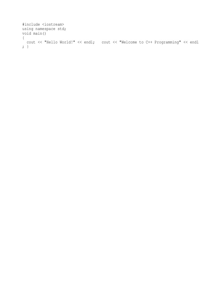Hello World C | PDF | Business | Computers