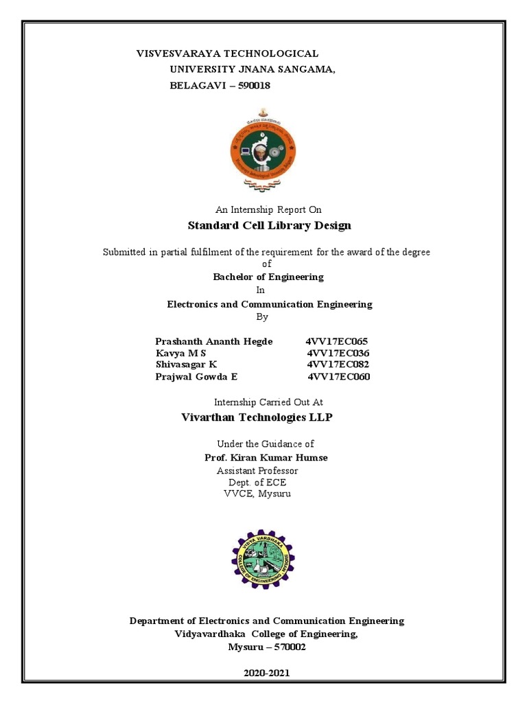Internship Vvce Final | PDF | Electronic Design Automation | Electronic Design