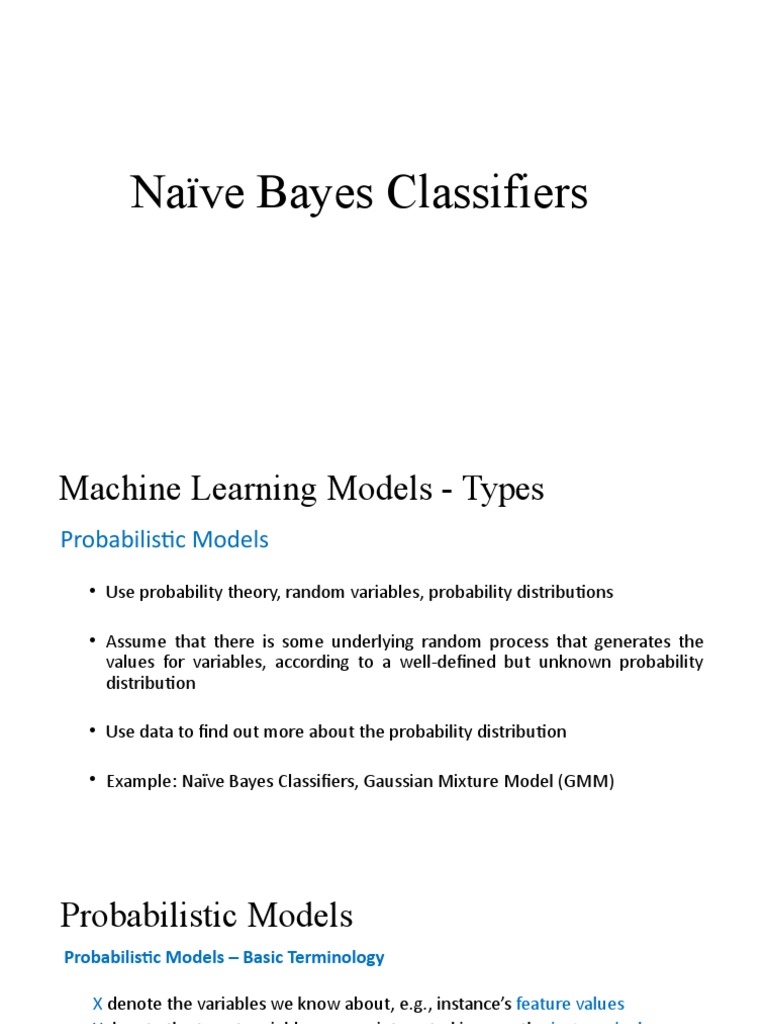 Naive Bayes Classifiers - Parta | PDF | Technology & Engineering