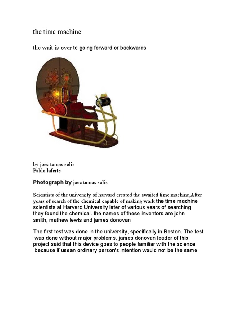 The Time Machine | PDF | Social Science