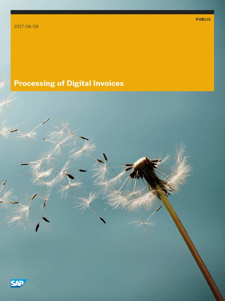 Processing of Digital Invoices Content | PDF | Invoice | Public Key ...