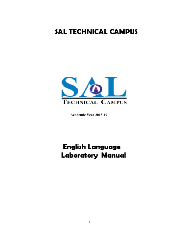 English Lab Manual | PDF | Vocabulary | Plural