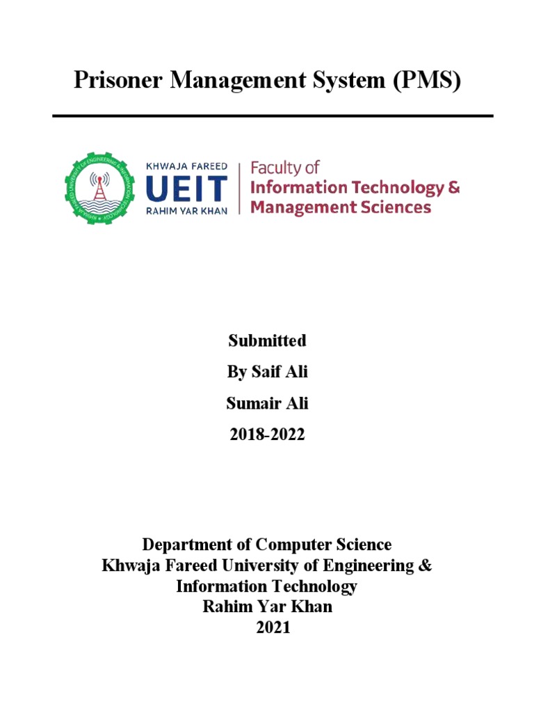Complete FYP-1 Documentation by Saif - Ali (CS 181015) | PDF ...