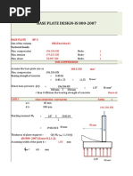 Cap Plate Design | PDF | Stress (Mechanics) | Mechanical Engineering