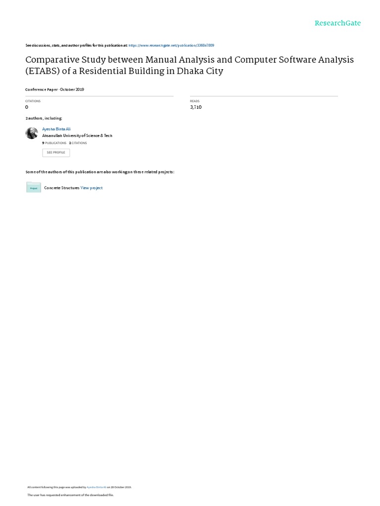 Comparative Study Between Manual Analysis and Computer Software ...