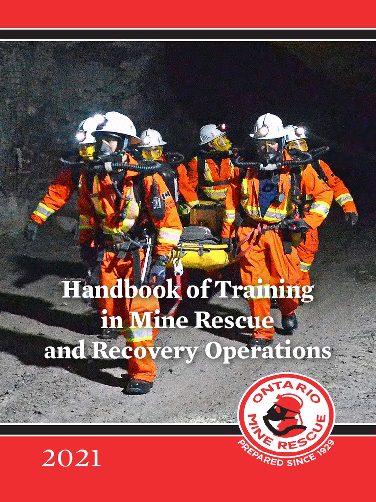 Handbook of Training in Mine Rescue and Recovery Operations | PDF ...