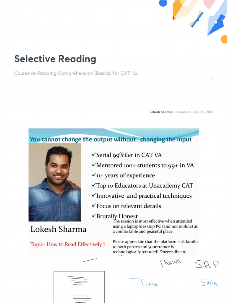 Selective Reading With Anno | PDF
