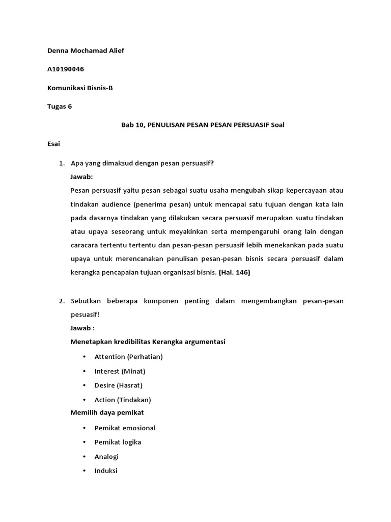 Menulis Pesan Persuasif Efektif | PDF | Karier & Perkembangan
