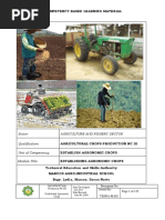 Agricultural Crop Production CBLM | PDF | Plough | Plant Nursery
