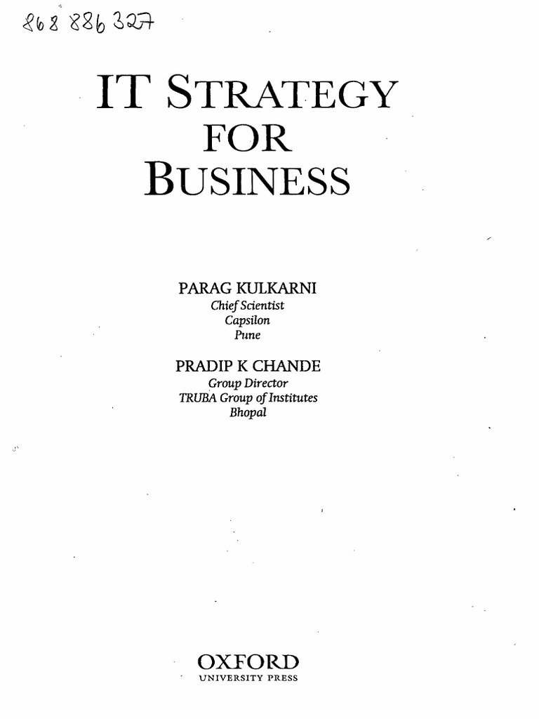 It Strategy For Business | PDF | Strategic Management | Outsourcing
