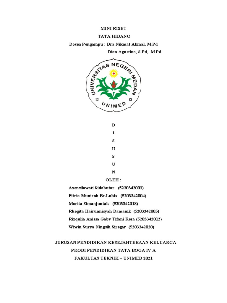 Mini Riset Tata Hidang | PDF