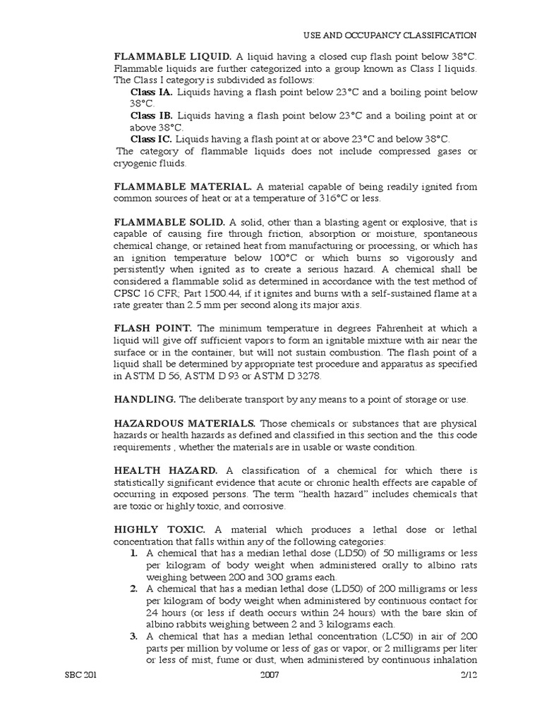 27,30 - The Saudi Building Code (SBC) - PDF - 48-48 | PDF | Toxicity ...