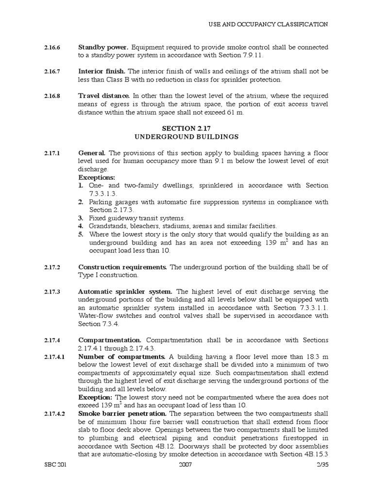 27,30 - The Saudi Building Code (SBC) - PDF - 71-71 | PDF | Fire ...