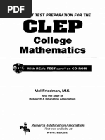 CLEP College Algebra PDF | PDF | Fraction (Mathematics) | Quadratic ...