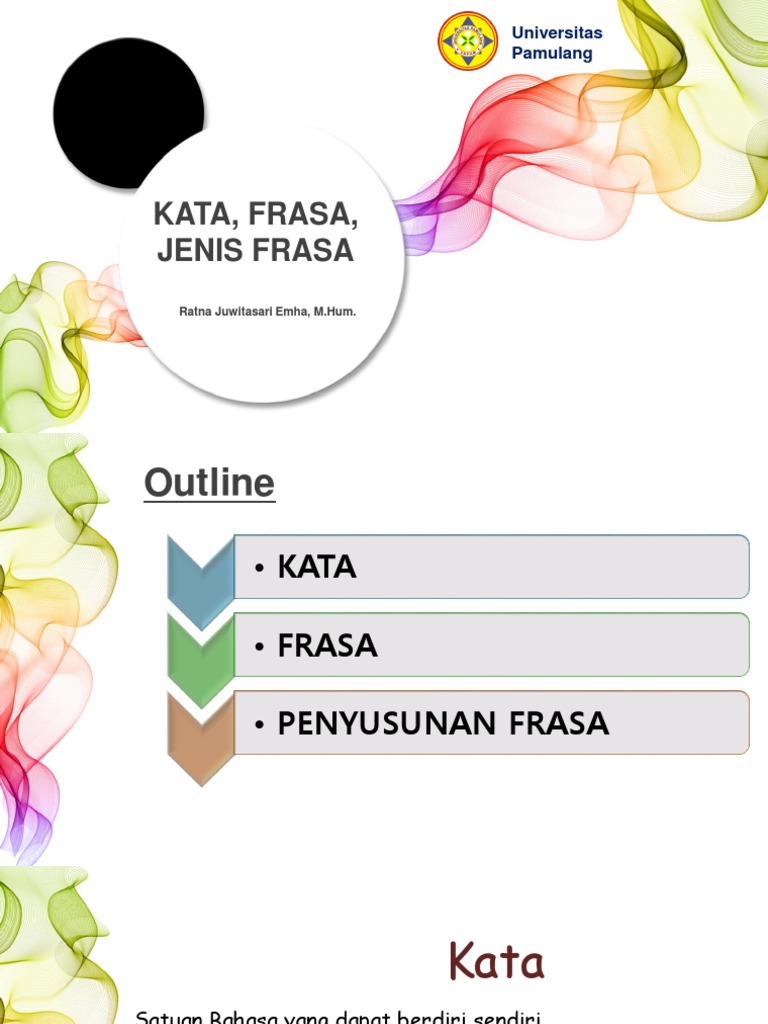 Frasa Dan Jenis-Jenis Frasa | PDF