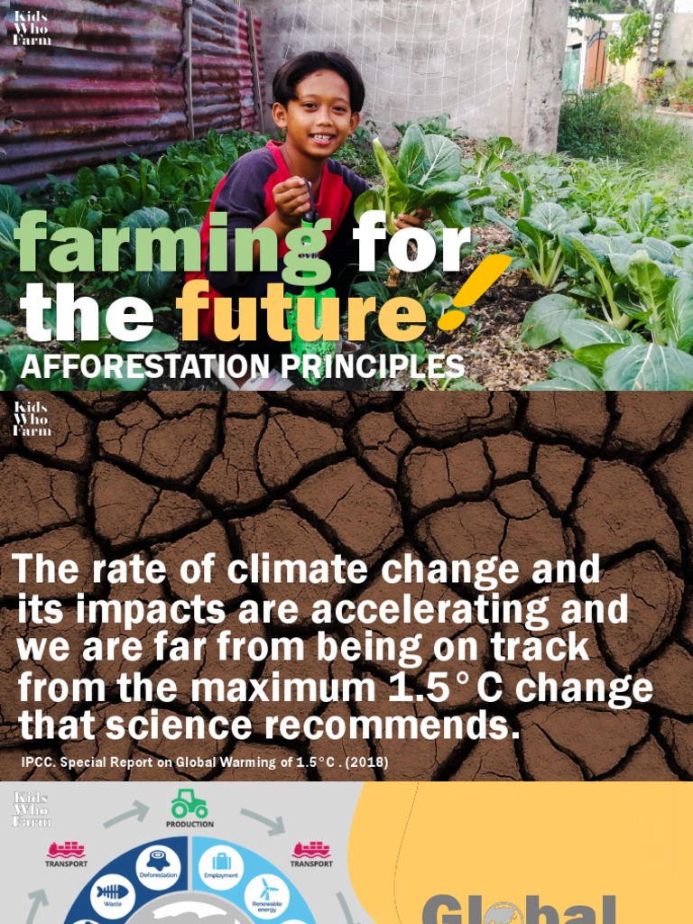 Farming For The Future: Afforestation Basics by Kids Who Farm | PDF ...