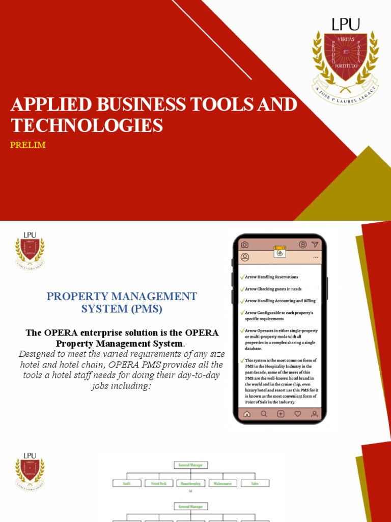 Applied Business Tools and Technologies: Prelim | PDF | Hotel | Business
