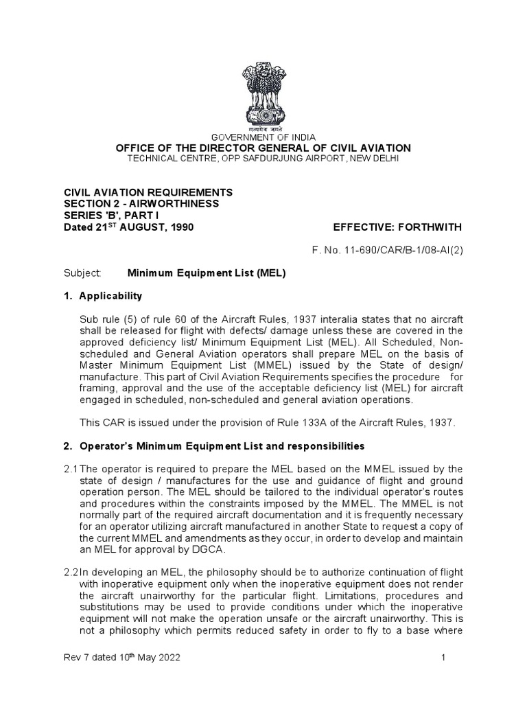 MEL DATA For A320 | PDF | Aircraft | Transport