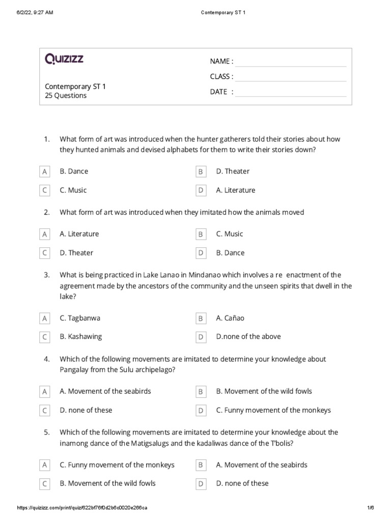 Name: Class: Date:: 25 Questions | PDF