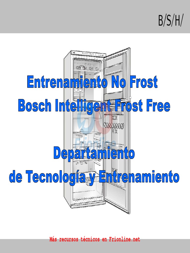 Bosch Entrenamiento en Service Refrigeradores No Frost | PDF