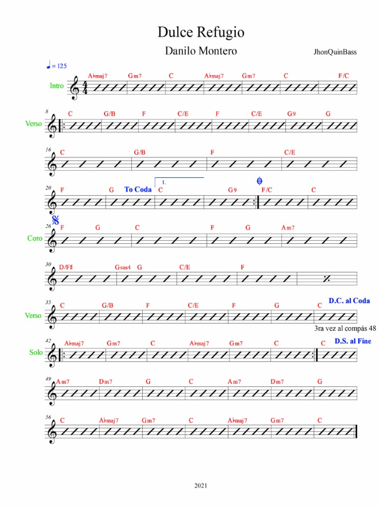 Dulce Refugio - Danilo Montero CC | PDF