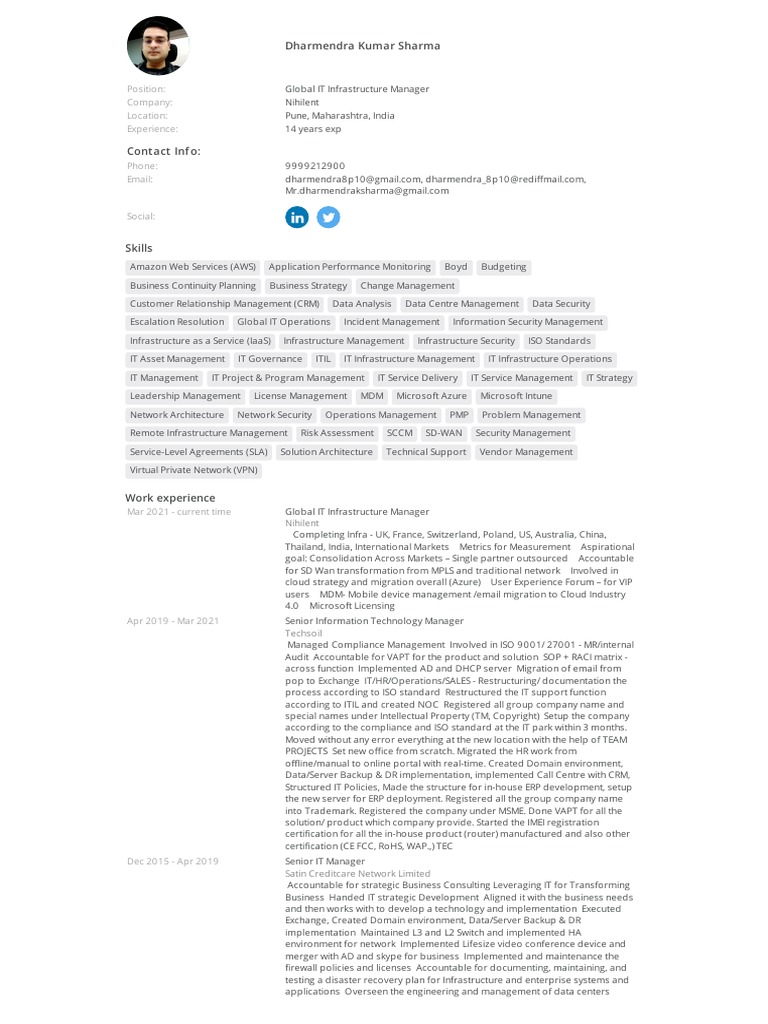 Dharmendra Kumar Sharma | PDF | Cloud Computing | Computer Network