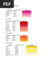 Convert HTML Colour Code in KML | PDF | Abstract Strategy Games | Color