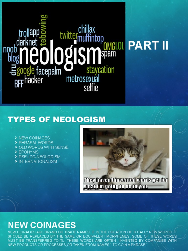 Neologism Parte 2 | PDF | Word | Semantic Units