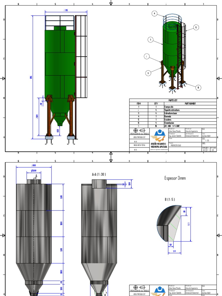 Plano Cilo | PDF | Ingeniería | Science
