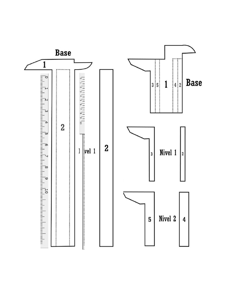 Plantilla Pie de Rey | PDF
