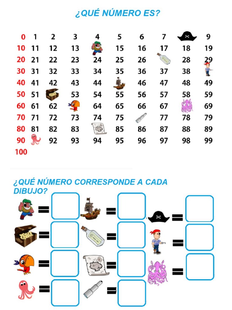 Grilla de Números - Juego | PDF