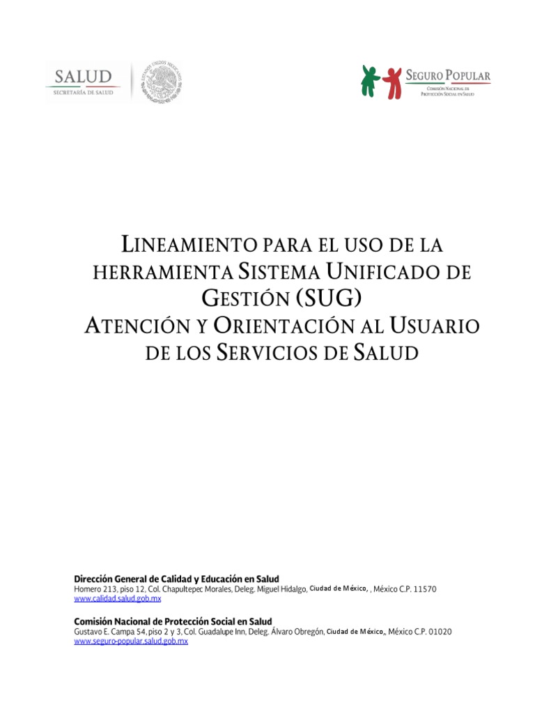 Sistema Unificado de Gestion (SUG) | PDF Sistema Unificado de Gestion (SUG) | PDF