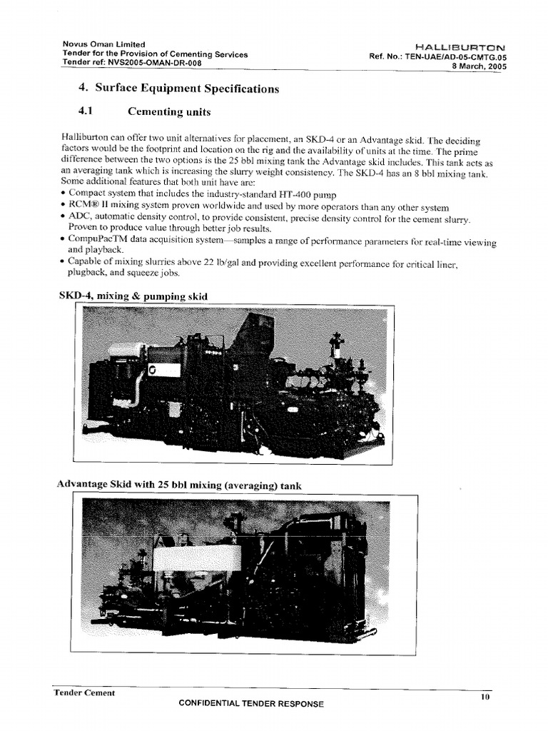 Halliburton Surface Equipment | PDF