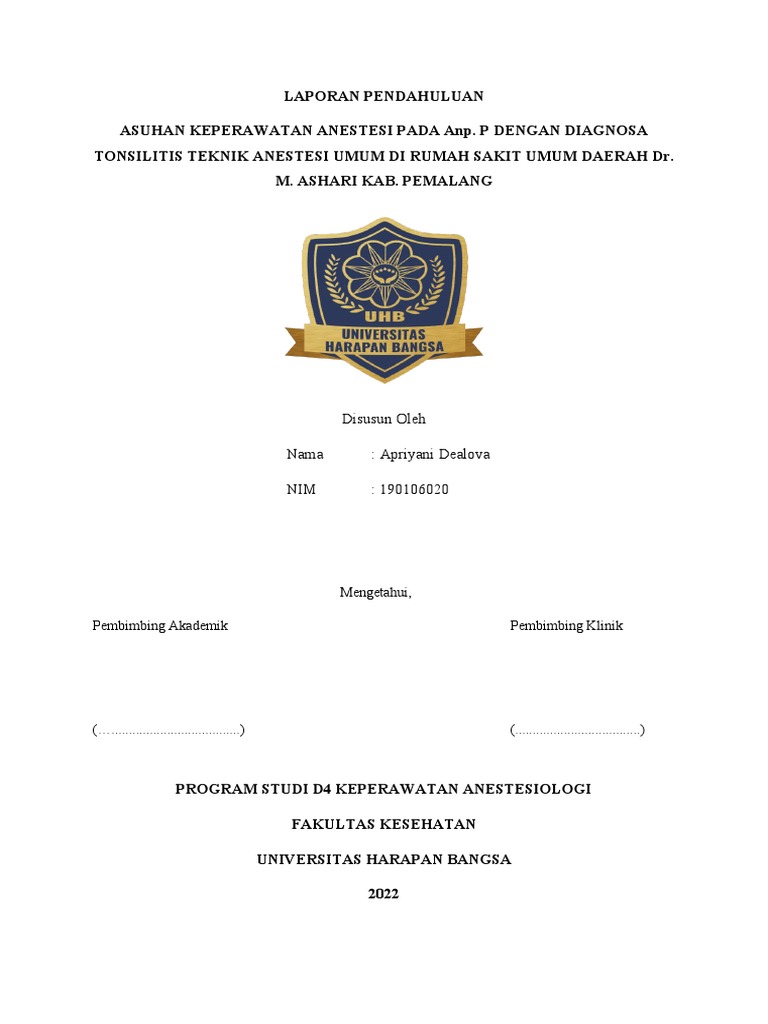 LP Tonsilitis Dea Ibs | PDF