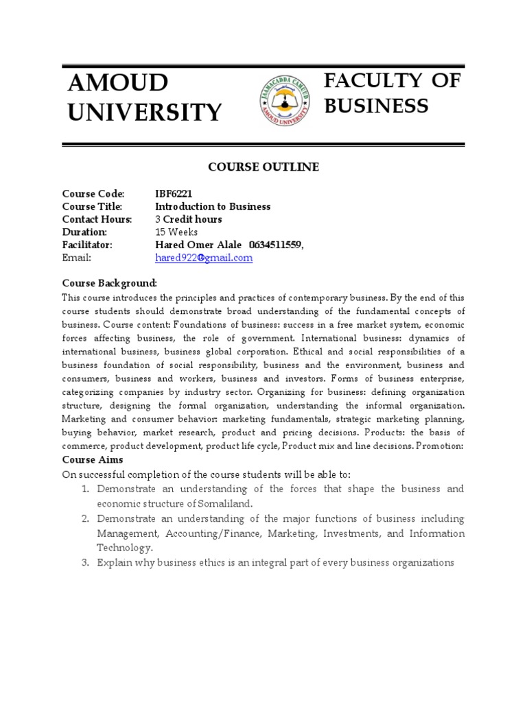 Introduction Business Pdf Business Marketing 8225